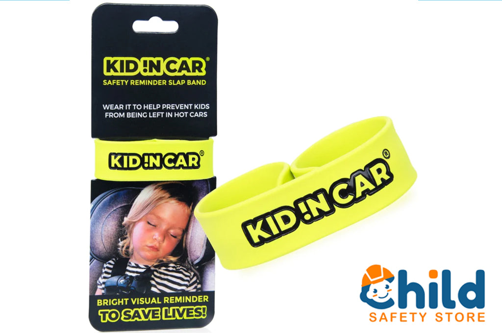 Product Spotlight: KID !N CAR Safety Reminder Slap Band — Child Safety ...