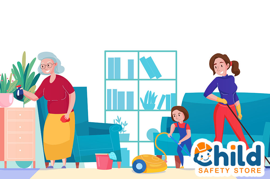 7 Tips for Spring Cleaning Safety with Kids — Child Safety Store